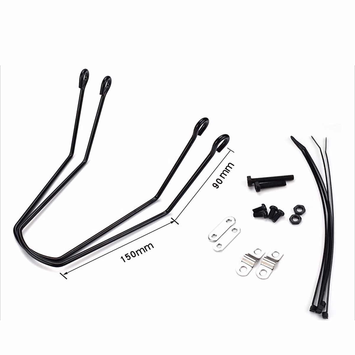 SLDMJFSZ Bike Full Bike fenders - Mud Guard 14" x 63mm (Black)- Front Rear Fenders Easy to Install for 14-inch Small Wheel Bicycles