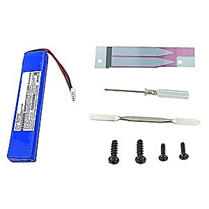 High Capacity Replacement Battery + Tool + Guide (Link) for JBL Xtreme Extreme Portable Bluetooth Speaker 5000mAh Li-Polymer JBL GSP0931134 Repair Power