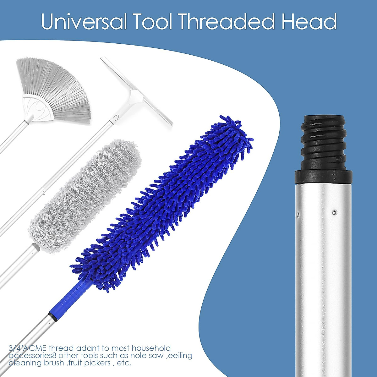 light bulb changer, light bulb pole changer for high ceilings, 12FT-light bulb extension pole changer, light bulb changer with Pole with Baskets and Suction Cup for High Ceilings and Recessed Lights