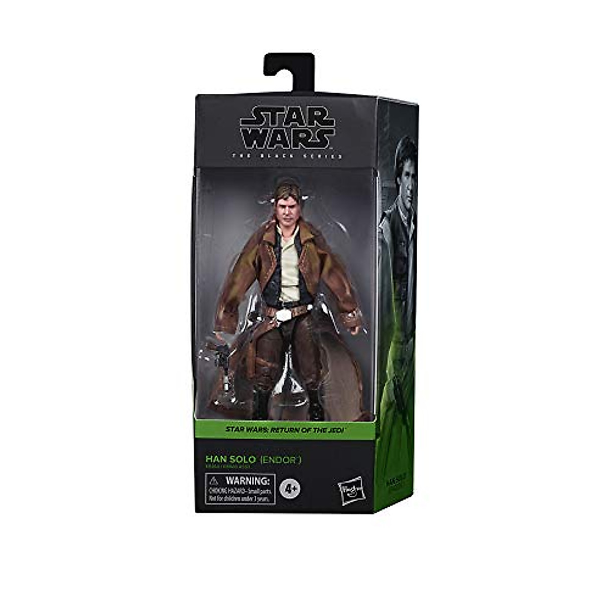 STAR WARS The Black Series Han Solo (Endor) Toy 6-Inch Scale Return of The Jedi Collectible Action Figure, Kids Ages 4 and Up
