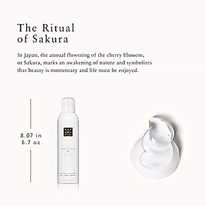 RITUALS Sakura Renewing Foaming Shower Gel - Moisturizing Body Wash with Rice Milk & Cherry Blossom - 6.7 Fl Oz