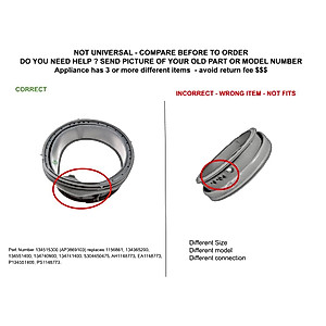 GLOB PRO SOLUTIONS EAP1148773-PD00000224 Washer Bellow Door & Tub Boot Seal Kit 19". Diameter Replacement for/compatible with Frigidaire brands include Kenmore White Westinghouse Crosley Heavy DUTY
