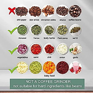 Electric-Herb-Grinder-3.5 Inch-2023-Upgraded, 3.4oz Large Grinder for Grinding Dry Fresh Herbs and Spices, USB Rechargeable, Portable, Waterproof, High-efficiency, Nice Choice for Gift