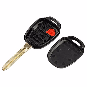 Key Fob Keyless Entry Uncut Remote Shell Case & Pad fits Toyota 2012-2014 Camry HYQ12BDM