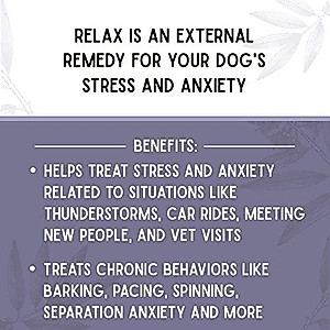 Farm Dog Naturals Relax - Natural Stress and Anxiety Formula for Dogs, 1 Ounce