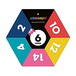 Evermade Adsumudi Math Game - The Monstrously Fun, Smart Game for Kids to Practice Multiplication, Division, Addition and Subtraction - Great for Kids Ages 8-12