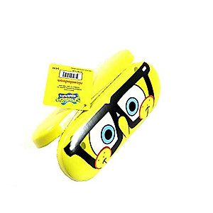 Nickelodeon Spongebob Squarepants Eye Sun Glasses Hard Case Yellow Round