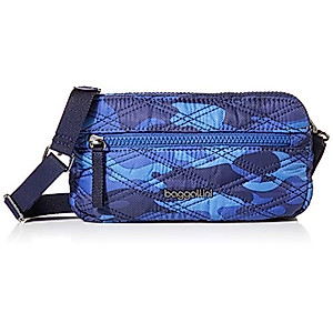 Baggallini Womens Mini, Blue Camo, One Size US