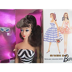 Barbie 35th Anniversary Doll (Brunette Hair) Reproduction 1959 Doll & Package Special Edition (1993)