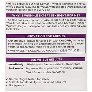 L'Oréal Paris Wrinkle Expert 55+ Moisturizer, 1.7 fl. oz.