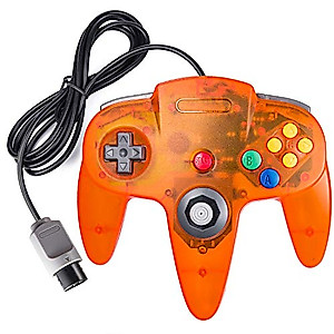 2 Pack Classic N64 Controller, suily Retro N64 Gaming Wired Gamepad Joystick Controller-Plug & Play (Non USB Version)