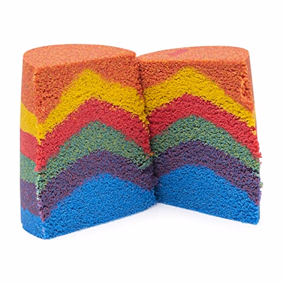 Kinetic Sand, Rainbow Mix Set with 3 Colors of Kinetic Sand (13.5oz) and 6 Tools, Play Sand Sensory Toys for Kids Ages 3 and up