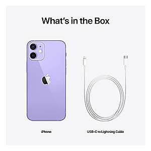 Apple iPhone 12 Mini (64GB, Purple) [Locked] + Carrier Subscription