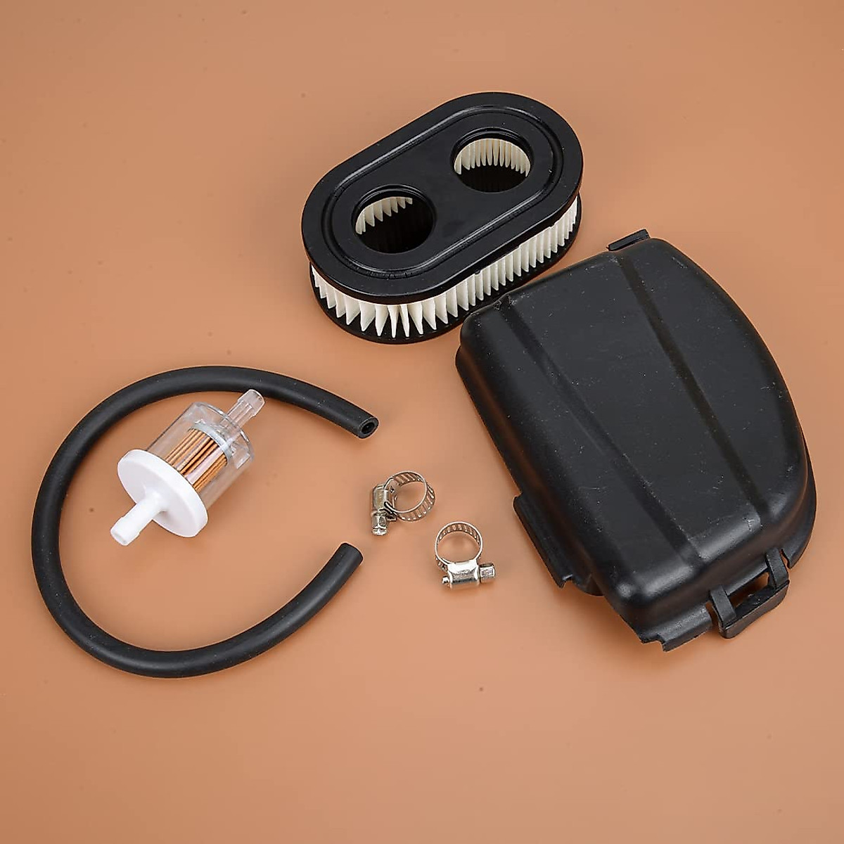 Air Cleaner Cover Filter Kit compatible for Husqvarna 550EX 725EXI 625EX 675EX 140cc Lawn Mower 593260 594106