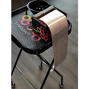 Framar Star Struck Silver Embossed Roll Aluminum Foil, Hair Foils For Highlighting - Medium 320 ft