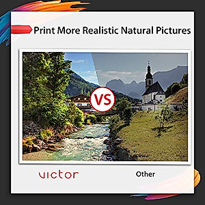 Victor 280xxl 281xxlInk Cartridges Replacement for Canon 280 281 PGI-280XXL CLI-281XXL PIXMA TS6220 TS8120 TS8220 TS9520 TS9521 Printer (5 Colors Packing), 280XXL/281XXL, 2Black/Cyan/Magenta/Yellow