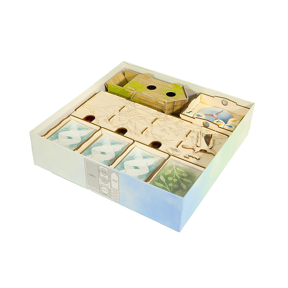 The Broken Token Game Organizer Compatible with Wingspan