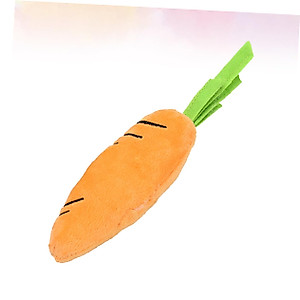 Angoily Pet Chew Toys Dog Toys Carrot Dog Toy Dental Chew Toys Gum Massage Toys Pet Vegetable Toys Chewing Toys for Puppies Chew Toys for Small Dogs Dog Chew Toy Puppy Teething Toys Bite