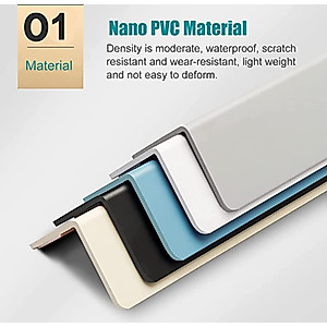 Flexible Furniture Edge Trim，Self Adhesive Wall Corner Edge Banding, PVC Edge Protector, Safety Edge & Corner Guards for Restoration Table, Wall，Cabinets, Chairs, Shelves，0.98" Wide ( Color : Walnut c