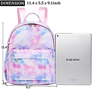 JIANYA Mini Backpack Girls Women Small Backpack Purse Fashion Tie-dye Travel Bag