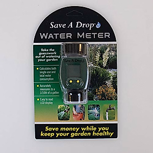 2 Pack - P3 P0550 Water Meter | Measure Watering Use in Gallons or Liters |Fits Standard Garden Hose