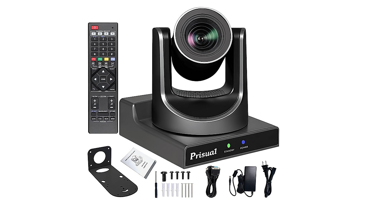 Prisual 20X PTZ Camera with HDMI & IP Streaming for Live Events
