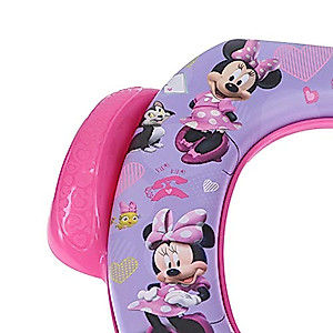 Disney Minnie Mouse "Happy Helpers" Soft Potty Seat and Potty Training Seat - Soft Cushion, Baby Potty Training, Safe, Easy to Clean