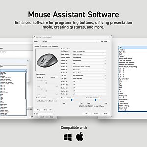 ELECOM Trackball Mouse Wireless, Ergonomic Mouse, 3 Device Connection, Wired (USB), Bluetooth, Track Ball Mouse, Thumb Control, Compatible for PC, Laptop, Mac, Windows, macOS, EX-G Pro (M-XPT1MRXBK)