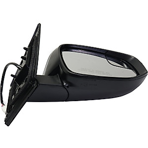 Kool Vue Passenger Side Power Heated Mirror for Toyota RAV4 2016-2018 Manual Fold With Signal Light & Spotter Glass Paintable North America Built Vehicle