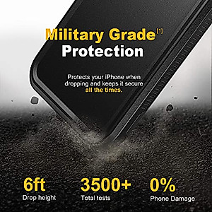 CUCICU Magnetic Case for iPhone 12/13 Pro Max Case, Heavy Duty Case Compatible with MagSafe, Military Grade Drop Protective Shockproof Lightweight Slim Case for iPhone 12/13 Pro Max 6.7 Inch(Black)