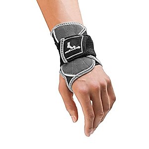 Mueller Sports Medicine Hg80 Premium Wrist Brace, For Men and Women, Black/Gray, S/M