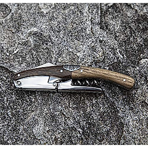 Legnoart Primitivo Grand Crue Sommelier Corkscrew with Solid Oak and Wenge Wood Handle in Premium Gift Box