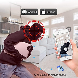 Eversecu 4 Channel Security Camera System 1080P DVR and (4) 1.0MP 720P Weatherproof Cameras Support Night Vison Weatherproof, Motion Alert, Smartphone, PC Easy Remote Access (NO HDD Included)