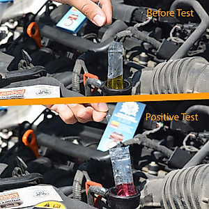 CS Motor Test, CS Engine Combustion Real-TIME Leak Tester - Cylinder Head Gasket CO2 Head Tester - Test While Driving - Petrol Diesel Gas - Engine Under Load Head Gasket Test Kit- 2 PCS in a Box