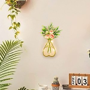 Fasjewly Artificial Flower Garland-16 Roses,7.2Ft Red Rose Vine Flowers Fake Flower Strings for Wedding,Garden Decor Home Party