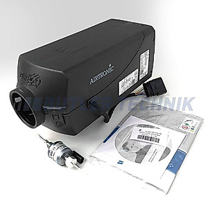 Eberspacher Espar Airtronic S2 D2 L 12V 2.2kW 7500BTU with EasyStart PRO 7 Day Timer with Fault Display and Automatic Altitude Adjustment includes RV Muffler Silencer and Floor Mounting Plate