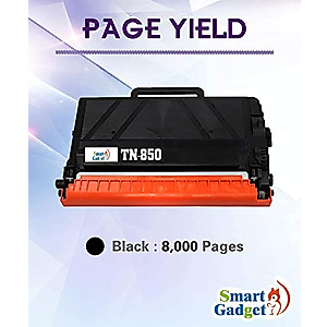 Smart Gadget Compatible Toner Cartridge Replacement Brother TN-850 TN850 | Use with MFC-L5900DW HL-L6200DW HL-L6200DWT MFC-L5900DW MFC-L5800DW DCP-L5600DN HL-L5100DN Printers | 1_Pack