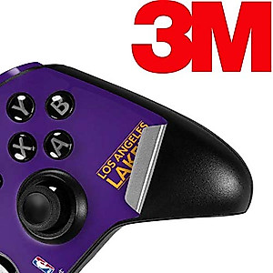 Skinit Decal Gaming Skin Compatible with Xbox One Elite Controller - Officially Licensed NBA Los Angeles Lakers Standard - Purple Design