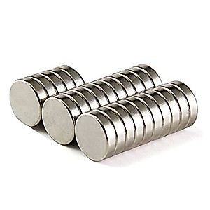 wotoy 60 Pieces 10x1.5mm Refrigerators Magnets for Fridge Whiteboard Map Screen Door Bulletin Boards