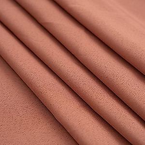 Balsa Circle 90x156-Inch Terracotta Rectangle Polyester Tablecloth Table Cover Linens for Wedding Party Events Kitchen Dining