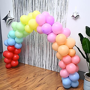 TILBLKUP 100 PCS Party Balloons 12 Inch Balloons Assorted Colors, Latex Balloons for Party Birthday Decorations Baby Shower Wedding Anniversary
