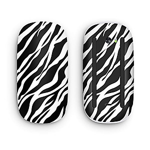 Design Skinz Simple Vector Zebra Animal Print Vinyl Decal Compatible with The Apple Magic Mouse 2 (Wireless, Rechargable) with Multi-Touch Surface