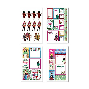 The Rongrong Grateful Heart Sticker Book for Planners, Calendars, Journals and Projects – Premium Quality Hand Drawn Perfect for Fall and Holiday Planning – Scrapbook Accessories – 24 Sheets