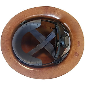 Skullgard Full Brim Hard Hat with FasTrac III Ratchet Suspension with Hard Hat Tote - Silver