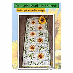 Amelia Scott Designs Bee-utiful Sunflower Runner Pattern