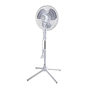 At homes Floor Oscillating Fan With Adjustable Height 41" to 47-3/8" Oscillating Pedestal Fan (me)