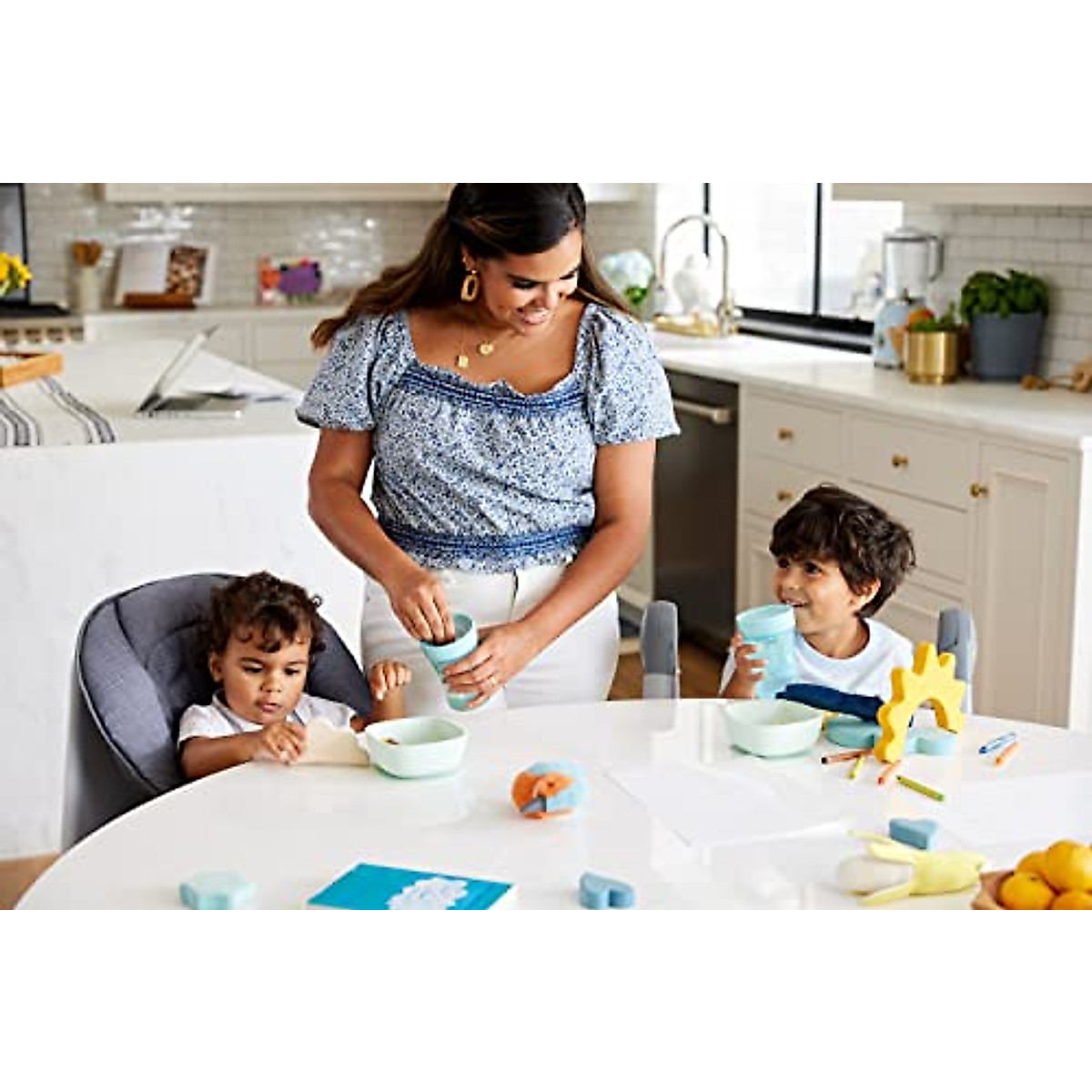 NUK Sip Trainer Cup, 2-Pack, Blue