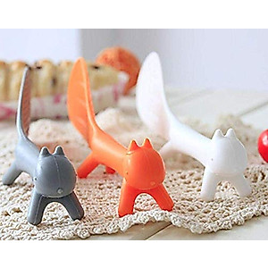 RUITASA Rice Paddle 3PCS Lovely Squirrel Shape Standing Spoon, Rice Paddle,Non-stick Rice Paddle Spoon Creative Household Kitchen Tools,Stick and Heat Resistant Kitchenware