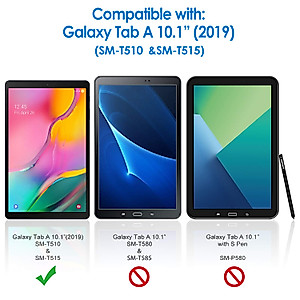 JETech Screen Protector for Samsung Galaxy Tab A 10.1 2019 (SM-T510/T515/T517), Tempered Glass Film