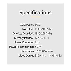 ASPIRING Colorful GeForce RTX 4060 Ultra W OC 8GB 128bit Multicolor Gradient Graphics Card D6 Gaming Video Card RTX4060 Desktop GPU
